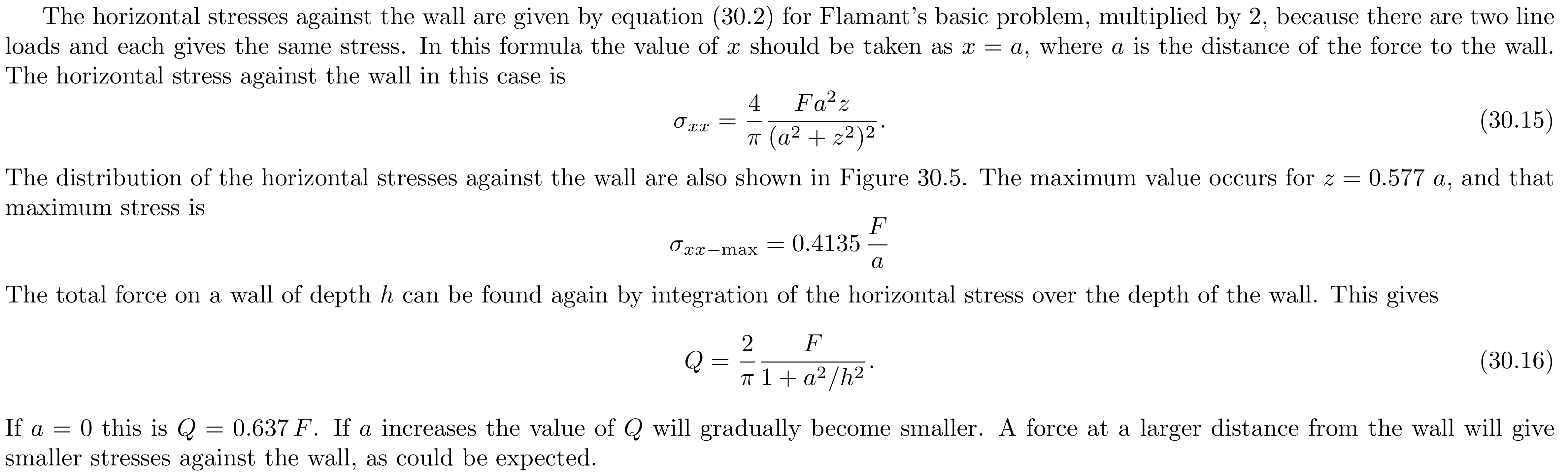 The Difference Between Flamant’s and Terzaghi’s Solution for Line Loads ...
